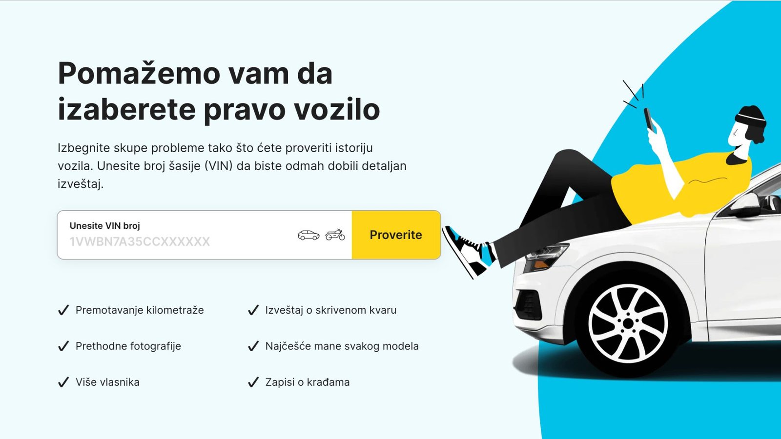 Besplatna provera automobila po broju šasije | Uvozautomobila.com